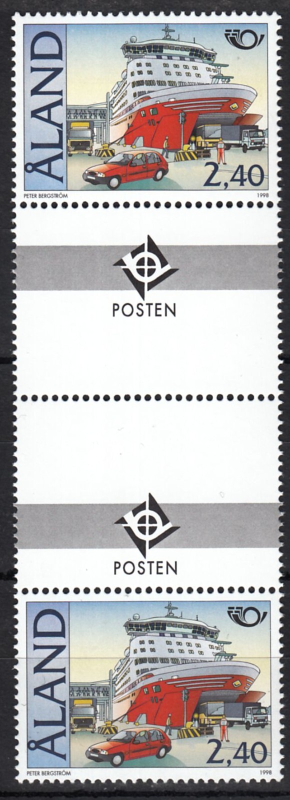 Viking Line Shipping Navigation Aland Island Finland Mint MNH Gutter ...