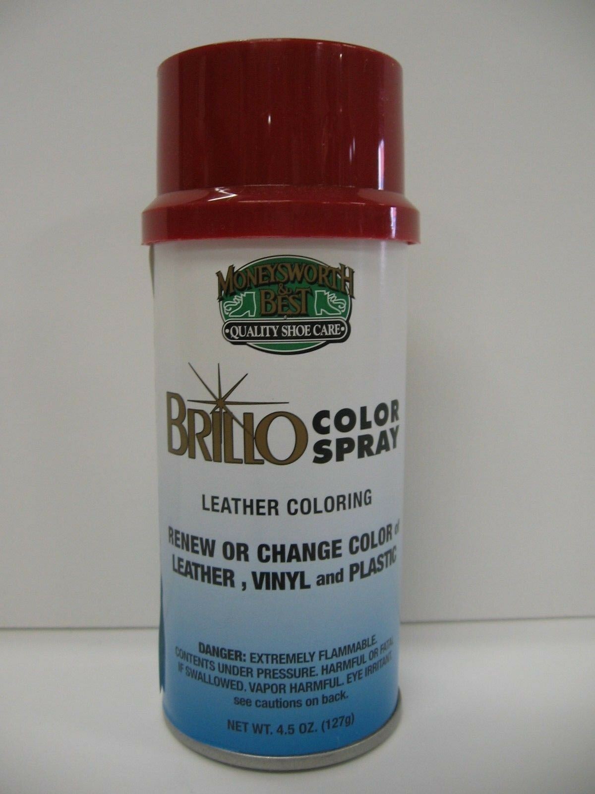 M&B BRILLO Shoe Color Spray Leather Paint Leather & Vinyl Coloring - 4. ...