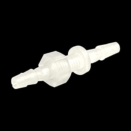 1/4" Hose Barb Thru-Bulk Bulkhead Fitting Hex Barbed Fitting Plastic ...