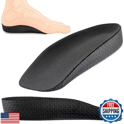 Heel Lift (1 Inch) Height Increase Insoles for Men and Women, Half Shoe ...