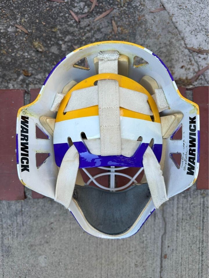 CUSTOM WARWICK GOALIE MASK | eBay