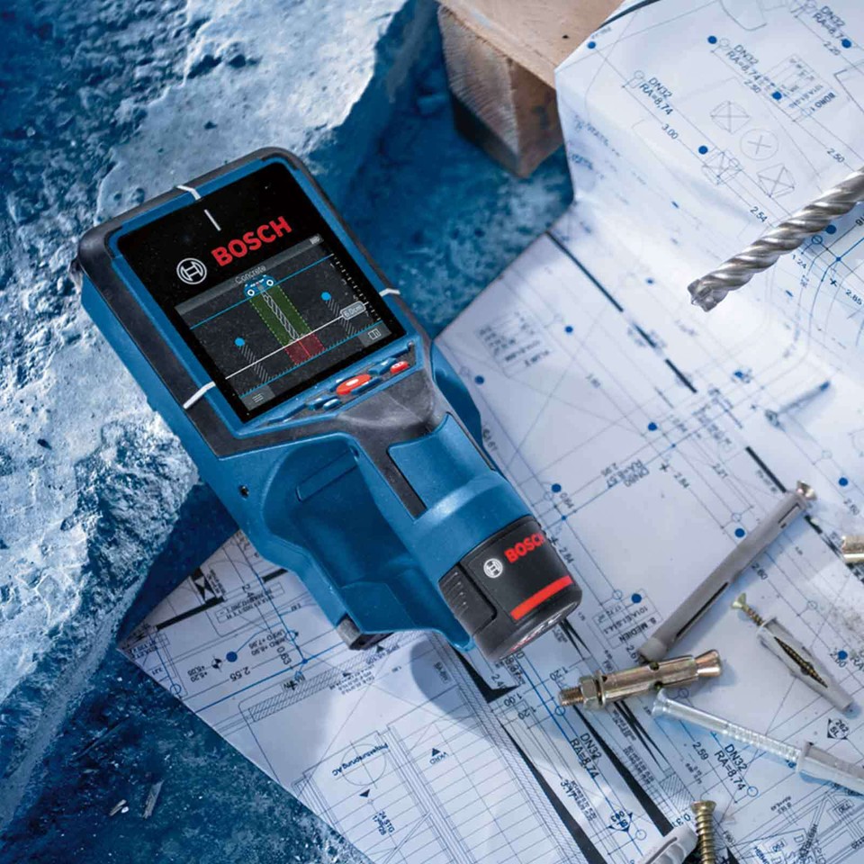 Bosch D-Tect 200 C 12v Professional Cordless Wall Scanner Detector No ...