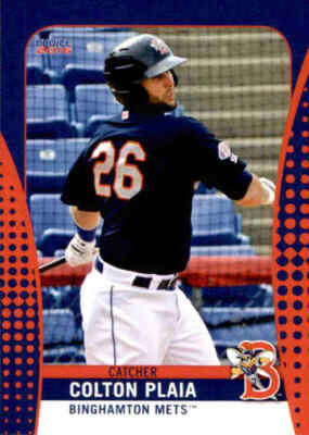 2016 Binghamton Mets Choice #18 Colton Plaia Mission Viejo California ...
