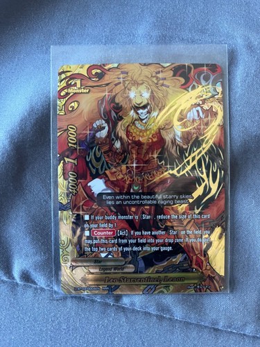 Future Card Buddyfight Leo Starsentinel, Leaon D-BT03/0004EN RRR Legend World | eBay