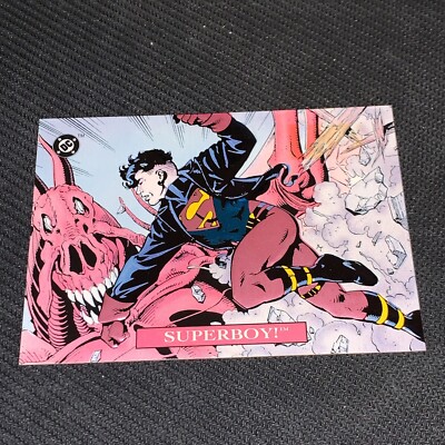 1993 Skybox DC Bloodlines SUPERBOY! Foil S4 Great Shape Superman Card ...