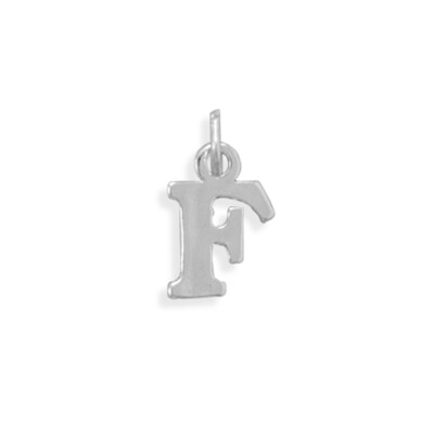 Alphabet Letter F Charm Sterling Silver - Made in the USA | eBay