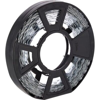 Forgefix Galvanised Fixing Strap Strapping Band 12mm x 10m All Round ...