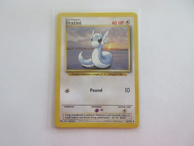 Dratini Base Set Pokemon Card LP | eBay