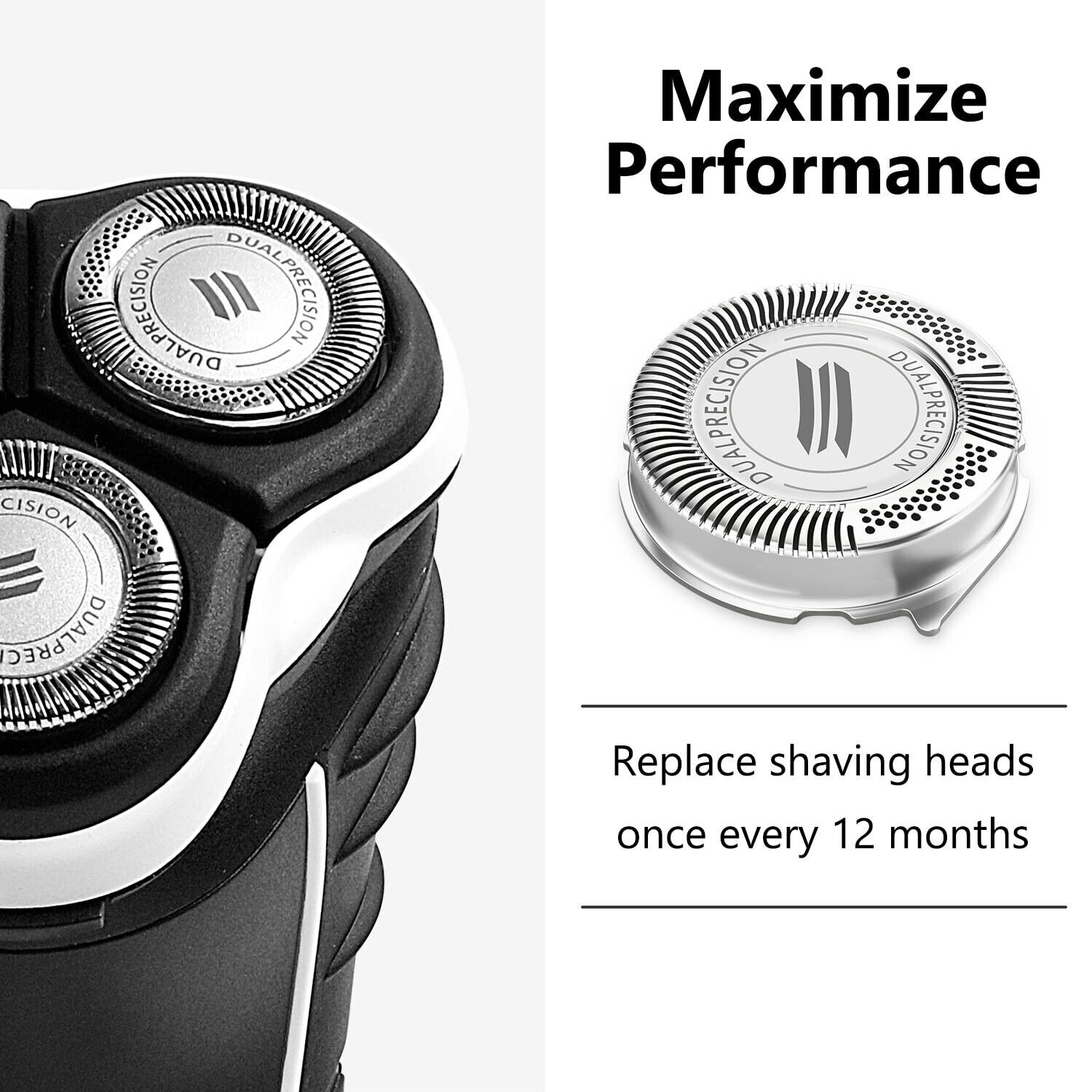 3pcs Shaver Electric Razor Blades Heads Cutter Replacement For Philips ...