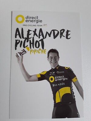 CYCLISME Carte cycliste ALEXANDRE PICHOT Équipe DIRECT ÉNERGIE SAISON ...