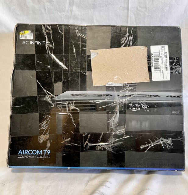 AC Infinity AIRCOM T9 A/V Top-Exhaust Component Cooling System - Black ...