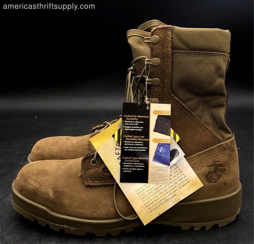 Belleville 550 ST USMC Steel Toe Combat Boots Coyote NWT Men's Size 10 ...