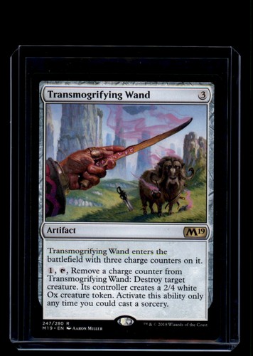 MTG Transmogrifying Wand #247 Rare Core Set 2019 | eBay