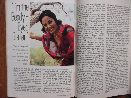 Jun-1967 TV Guide(ANN PRENTISS/VIRGINIA DENISON/DIANE ROTER/DON QUINE ...