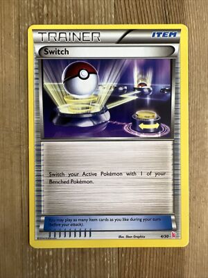 Switch 4/30 Pokemon TCG Card 2014 XY Trainer Kit Sylveon Noivern Non ...