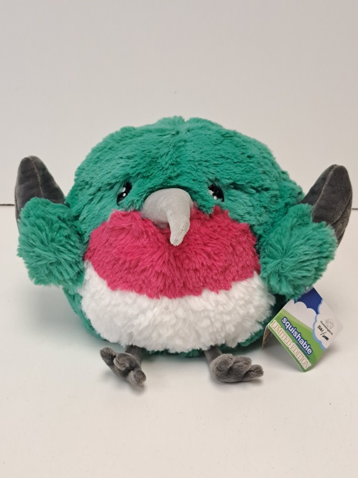 NWT Squishable Hummingbird Retired Plush Bird Stuffed Animal Limited ...
