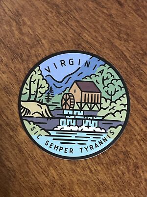 Virginia Sticker - States Decal Hydroflask Laptop - USA | eBay