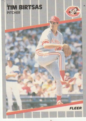 FREE SHIPPING-MINT-1989 Fleer Tim Birtsas #152 REDS PLUS BONUS CARDS | eBay