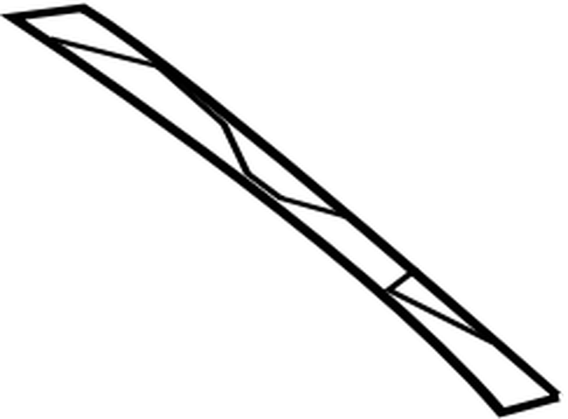 75766-47010 Toyota Moulding, rear door window frame, rear lh 7576647010 ...