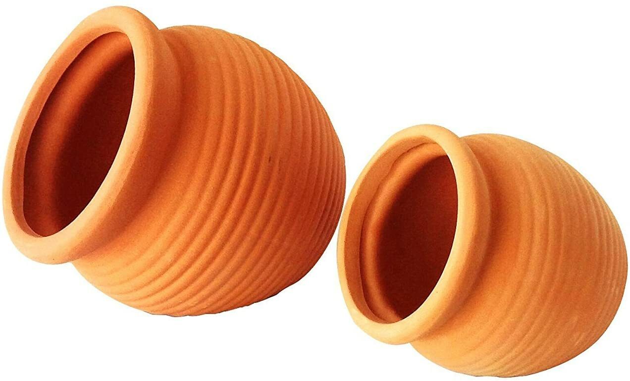 Different Sized Natural Terracotta Fallen Pots or Hanging Pots | eBay