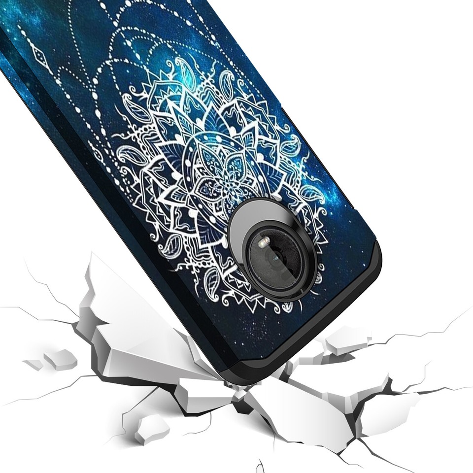 For Moto Z4 Play Hybrid Graphic Fashion Cute Colorful Silicone Case | eBay