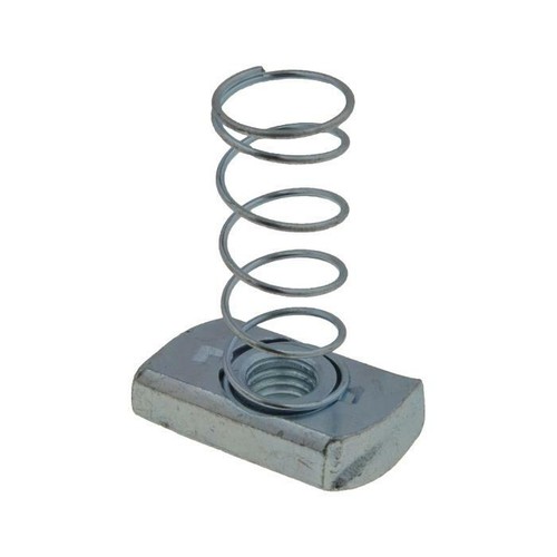 Qty 500 Channel Nut M10 (10mm) Metric Coarse Long Spring Strut Rack ...