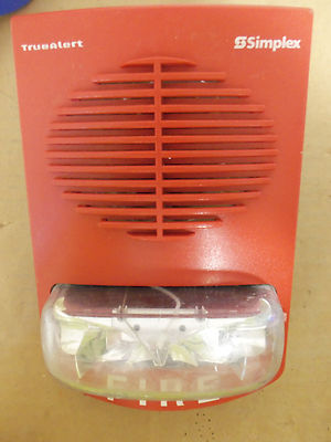 Simplex 4906-9356 Fire Alarm Strobe True Alert non-address speaker ...