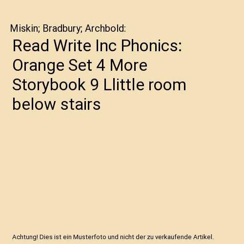 Read Write Inc Phonics: Orange Set 4 More Storybook 9 Llittle room ...