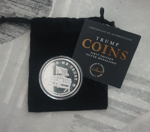 Official President Donald Trump First Edition 1oz Silver Coin .999 ...