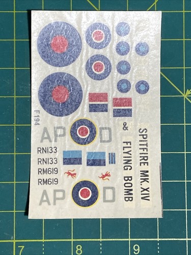 Airfix Revell Plastic Model Aircraft Decals Transfers Job Lot RAF ...