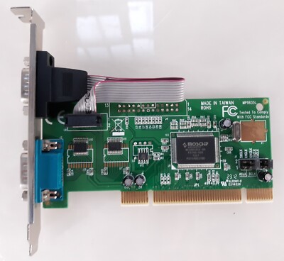 Startech.com PCI2S550 2-Port PCI RS232 Serial Adapter Card w/ 16550 ...