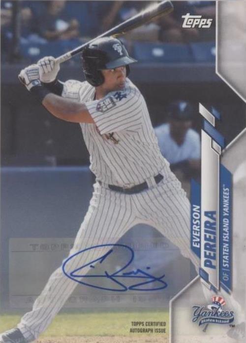 2020 Topps Pro Debut - Everson Pereira #PD-116 Autographs (AU, RC) for ...