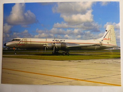 AIRLIFT INTERNATIONAL CL 44 N605SA / COLLECTION VILAIN N° 1043 | eBay
