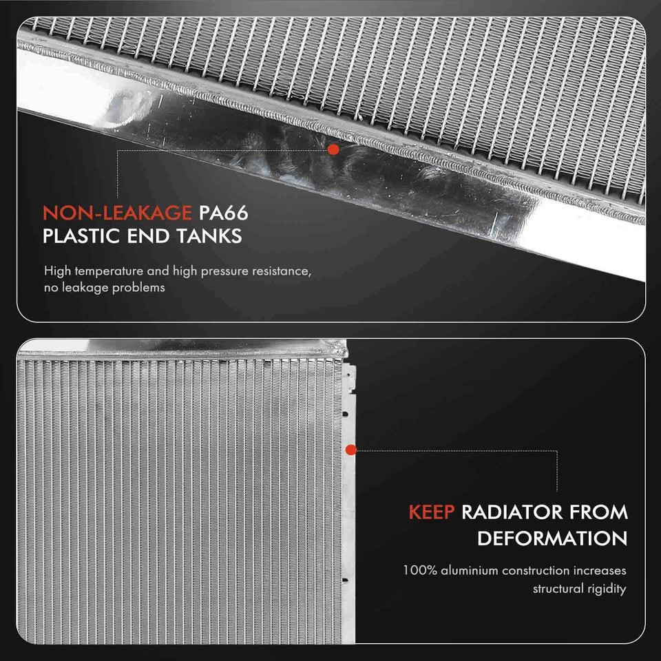 Radiator with Transmission Oil Cooler for Toyota Sienna 2004-2006 3.3L ...