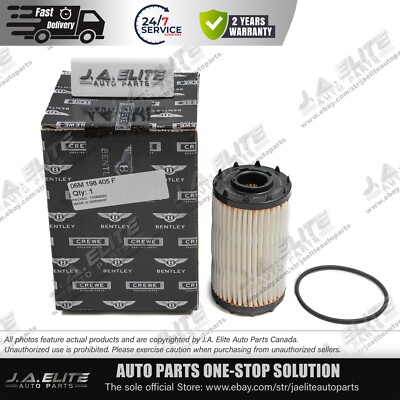 Genuine Oil Filter for Bentley GT Flying Spur Bentayga 4.0L V8 ...