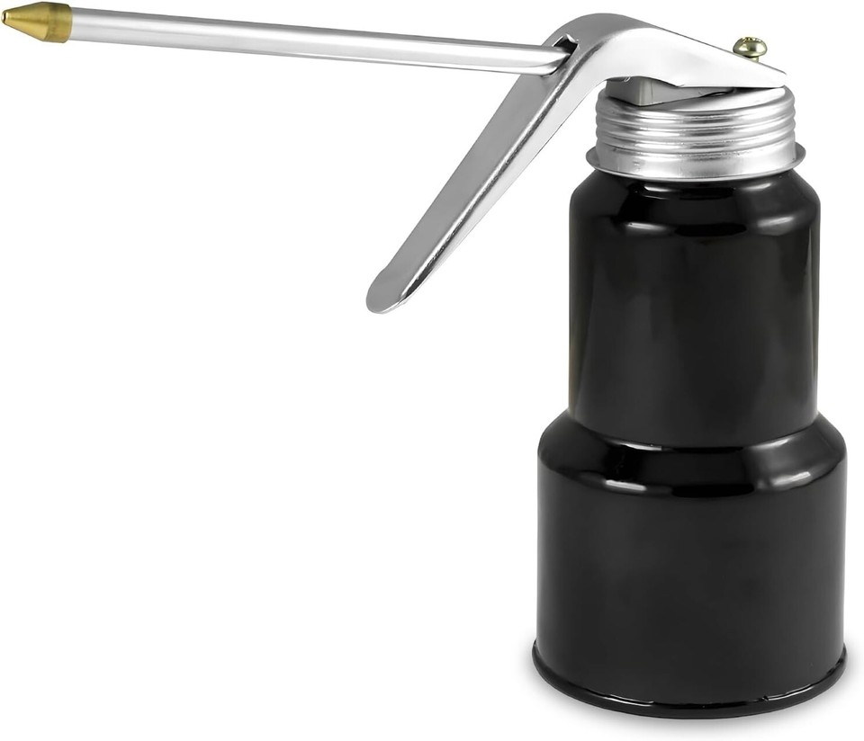 Hand Pump Oiler Can Professional Level 8 Oz. Capacity Pump Oiler with ...