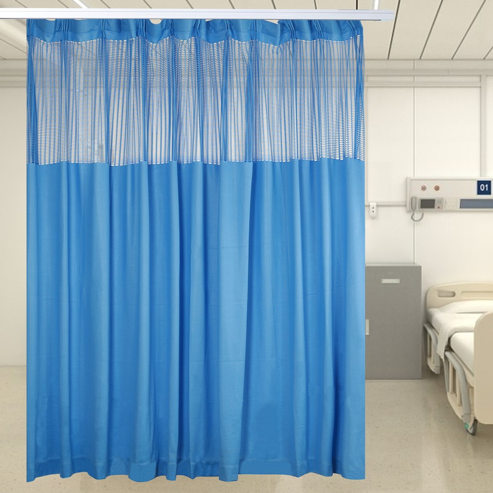 Room Divider Curtain Blue SPA Salons School Nursery Screen Partition ...