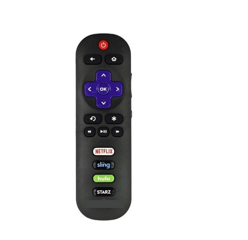 ROKU TV Remote Control 49S405 with NETFLIX/ SLING/ HULU / STARZ buttons ...