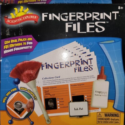 Scientific Explorer Slinky Science Kit - Fingerprint Kit - Ages 8+ Boy ...