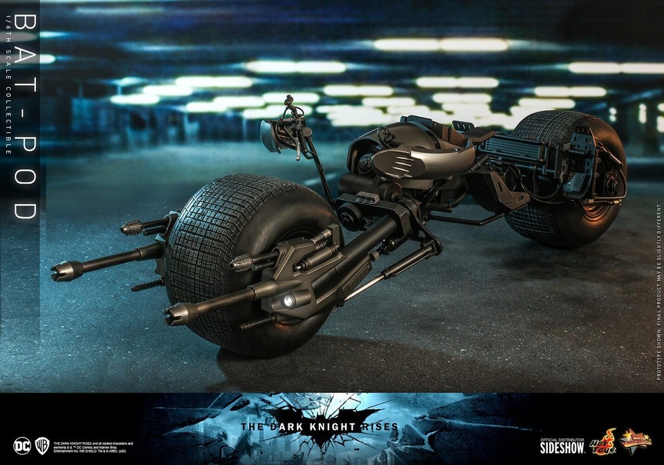 Hot Toys DC Comics The Dark Knight Rises Bat-Pod Accessory Sixth Scale ...