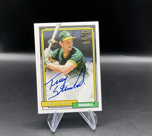 2018 Topp Archives TERRY STEINBACH Auto/Autograph Fan Favorite'92 ...