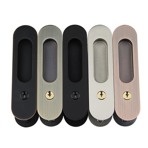Brand New Recessed Sliding Door Locks Mortise Hook Lock Set with Brass ...