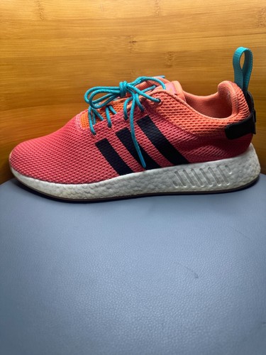 Adidas NMD R2 Boost Sneakers Size 13 Men's Orange Athletic Shoes | eBay