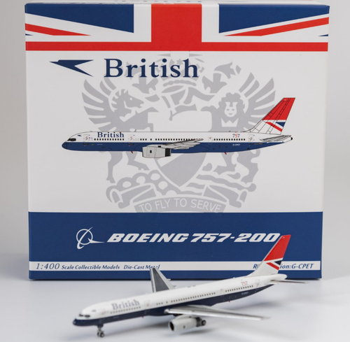 NG Models 1:400 Boeing 757-200 British Airways G-CPET 'Negus' | eBay UK