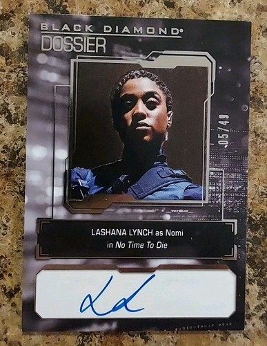 2024 Upper Deck Black Diamond James Bond 007 Dossier Lashana Lynch As ...