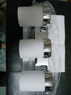 SunLink RV CAMPER BOAT VANITY LED WALL LIGHT CHROME SCONCE 12 VOLTS DC ...