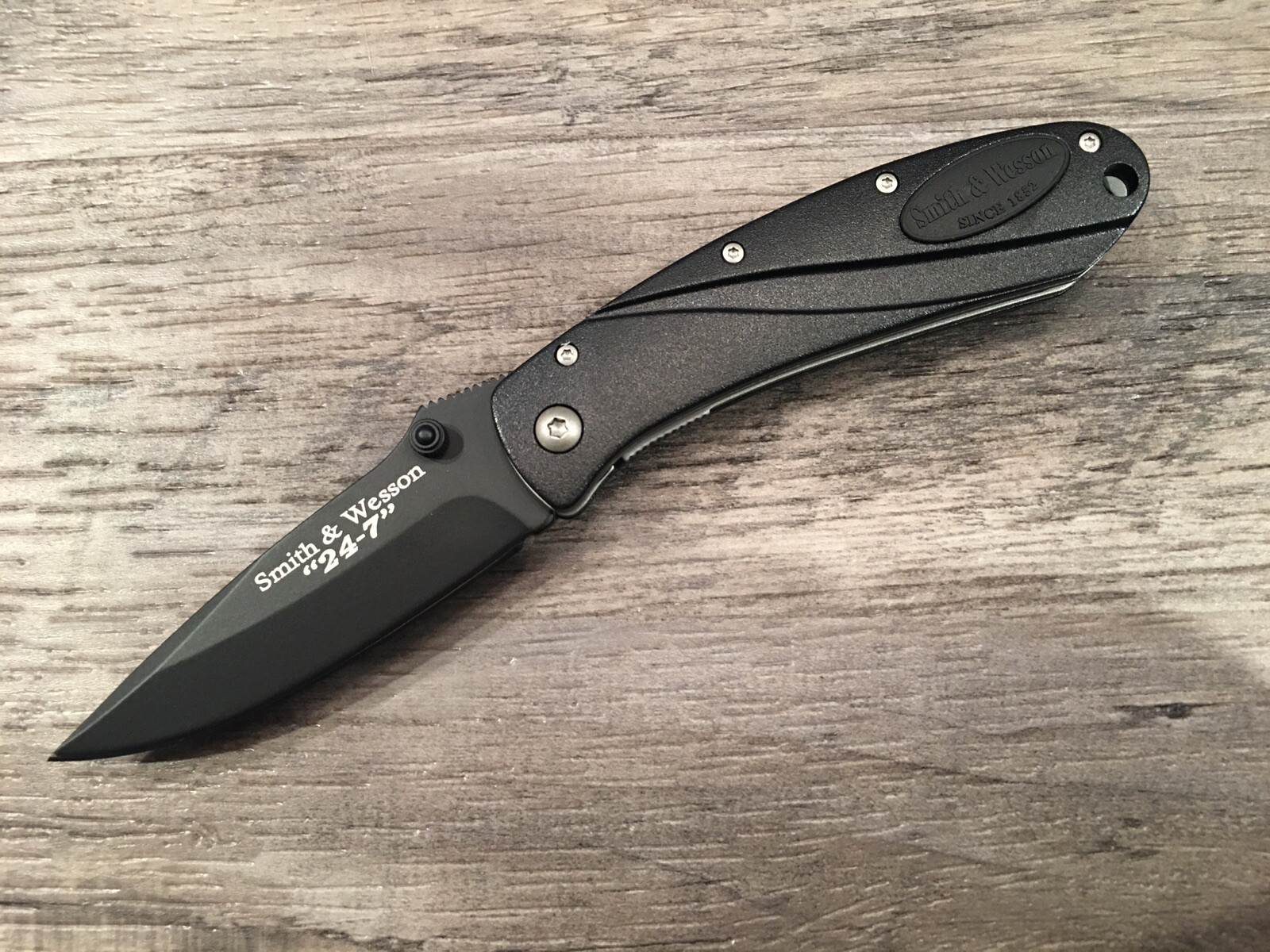 Smith & Wesson SW24-7B Pocket Knife - Early Design 24/7 - New Old Stock ...