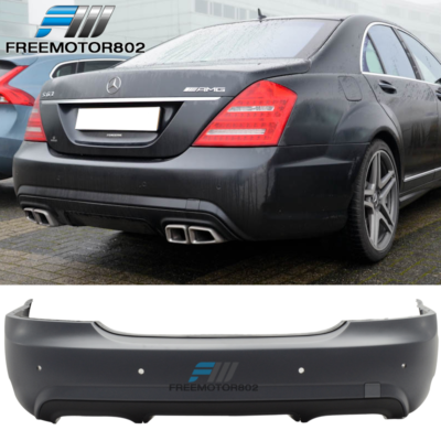 Fits 07-13 Benz W221 S-Class Rear Bumper Conversion Diffuser With PDC ...