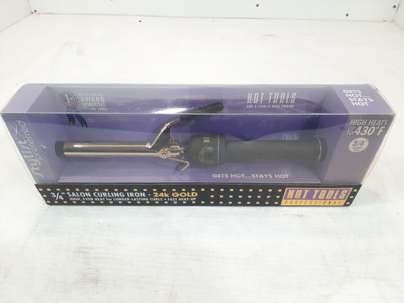 Hot Tools 1101 Professional 24K Curling Iron - Gold for sale online | eBay
