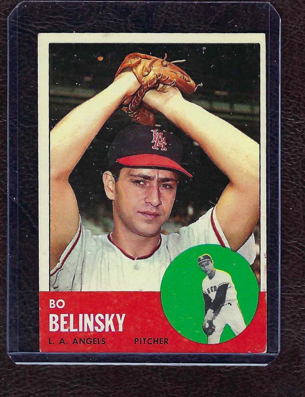 1963 Topps Baseball Card #33 Bo Belinsky, Los Angeles Angels, EX! | eBay